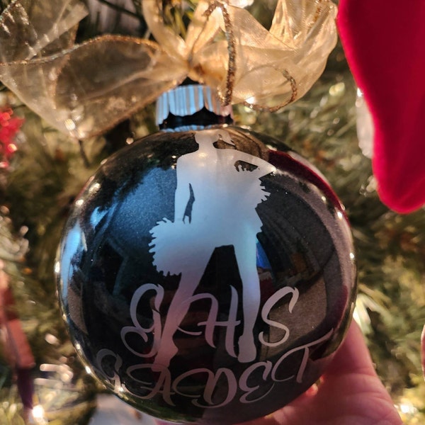 Cheer Ornament - Pom Ornament - Cheerleader Ornament - Cheer Coach ...