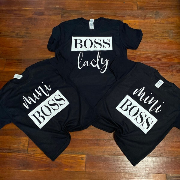 Boss Lady, Mini Boss SVG Cut File - Etsy