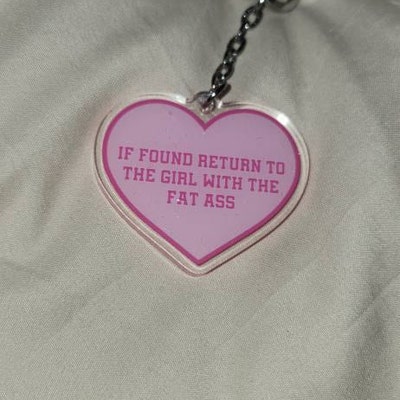 Return to Fat Ass Keychain, Acrylic Keychain, Baddie Keychain, Car ...