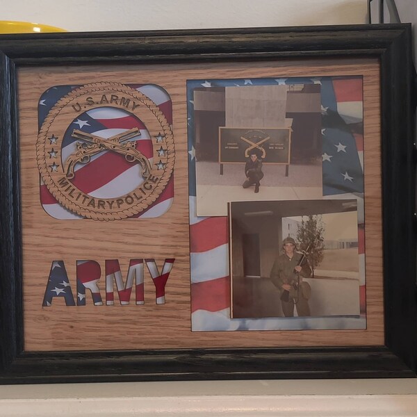 US Army Picture Frame: 5x7 Photo, Retirement Gift - Etsy