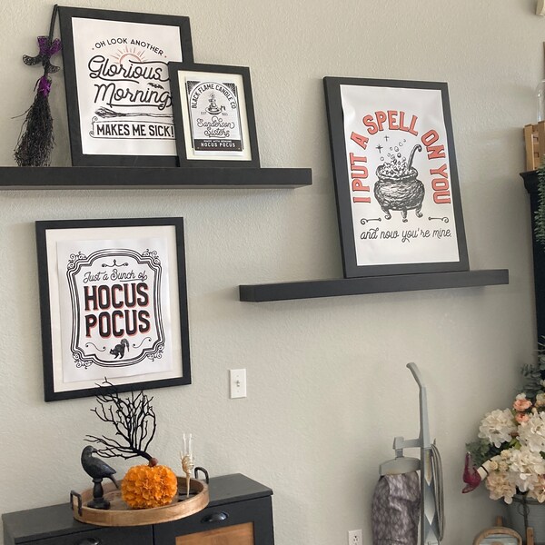 Hocus Pocus Printable Poster Set Halloween Poster Printables Trendy ...