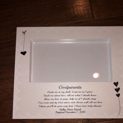 Godparent Gift, Personalized Godparent Sign, Gift for Godparents ...