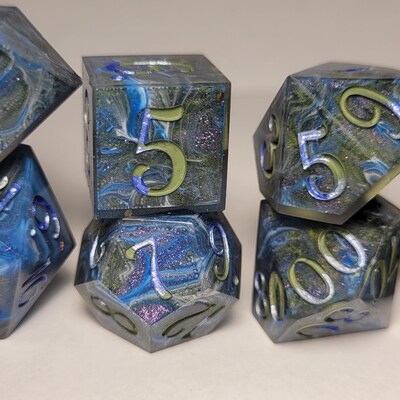 Channel Divinity 7 Piece D&D Dice Set - Etsy