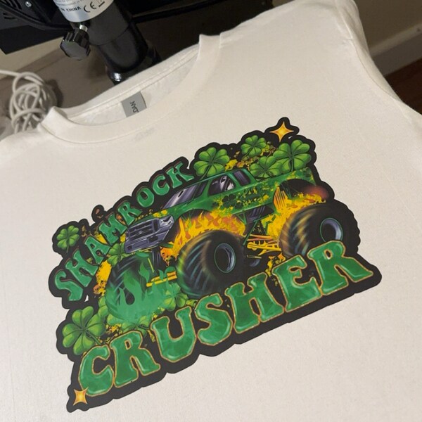 Shamrock Crusher Png Sublimation Design Download, St. Patricks Day Png ...