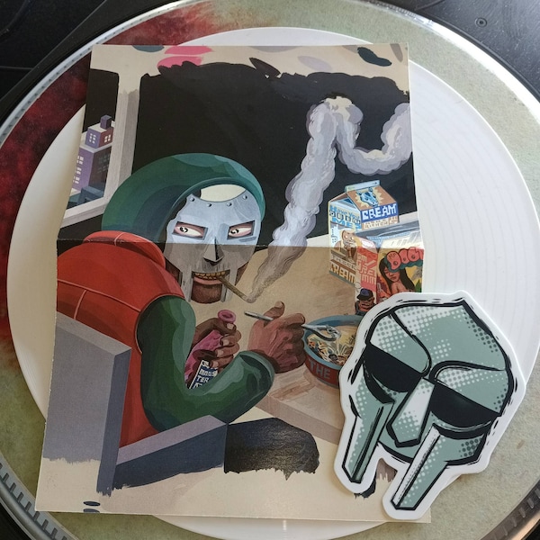MF DOOM Vinyl Sticker – Hologram, Matte Finishes Available - Etsy