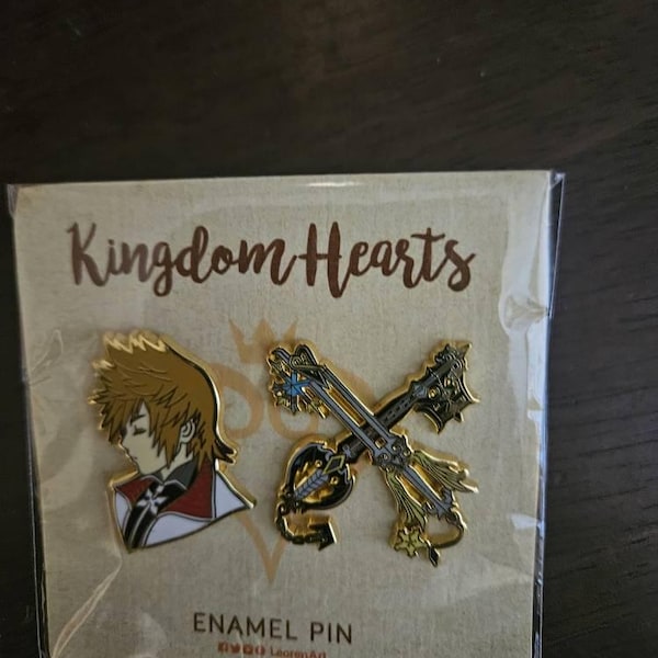 Kingdom Hearts - Roxas + Keyblade - Hard Enamel Pin - Etsy