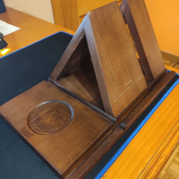 Personalized Magnetic Wooden Notepad Holder, Rustic Wooden Paper Roll ...