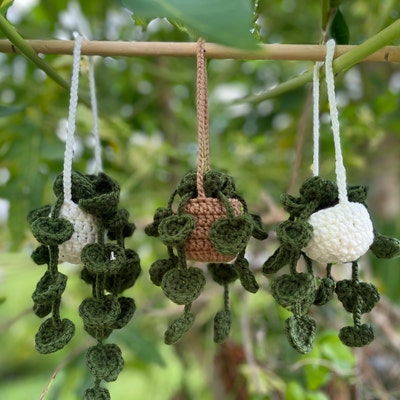 Crochet Car Plant Pothos PATTERN ONLY Pamelambie Tiktok - Etsy