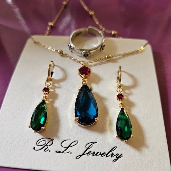 Howl’s Necklace Howl’s Earrings Howl’s Moving Castle Earrings Necklace ...