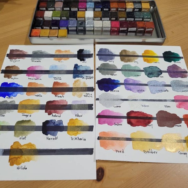 Aster- Handmade Watercolor Paint - Etsy