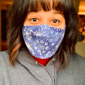 3D Face Mask With Around the Head Adjustable Elastics Limits | Etsy