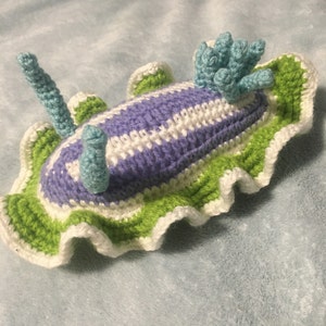 Sea Slug Crochet Pattern Nudibranch amigurumi, PDF in English, Deutsch ...
