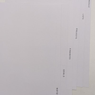 Goal Planner HP Mini Inserts Printable Yearly Monthly Goal Setting ...