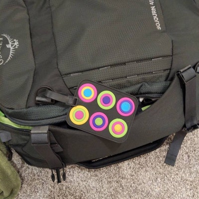 Fun Luggage Tag Neon Hand Fluorescent Yellow Heavy Duty Travel - Etsy