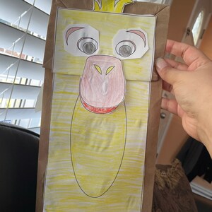 Elephant Paper Bag Puppet Printable Kid's Craft - Etsy