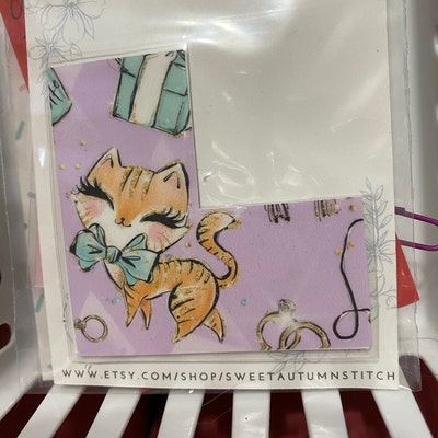 Sleeping Fox Chart Place Keeper/ Pattern Helper/ Chart Marker/ - Etsy