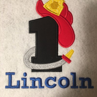 Firefighter Number Set Machine Embroidery Design - Etsy