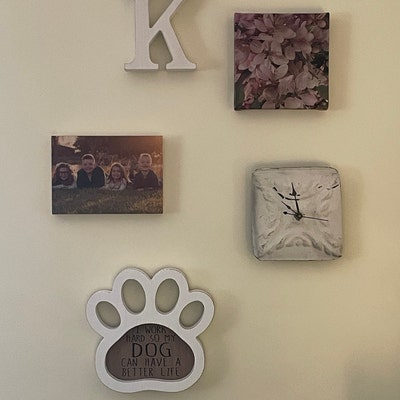 Vintage, Unique Upcycle Wall Décor Ceiling Tin Clock With off Center ...