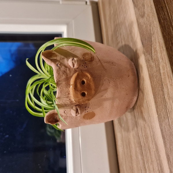 Red Face / Handmade Ceramic Vase / Ceramic Face Vase / Funny Vase ...