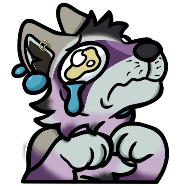 Canine YCH Telegram Sticker Base | P2U Base - Etsy