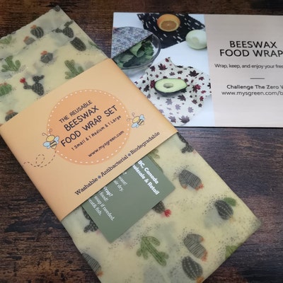 Beeswax Food Wrap Beeswax Wrap Reusable Food Wrap Wax Wrap for Food Wax ...
