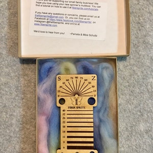 Spinner's Multitool Spinning Control Card With Twist Angle and Diz - Etsy