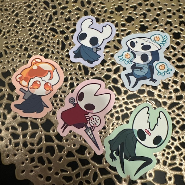 Hollow Knight Inspired Vinyl Stickers | Little Hallownest - Etsy