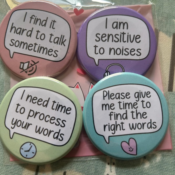 CUSTOM Physical Communication Cards - Cards, Custom Wording, Autism ...