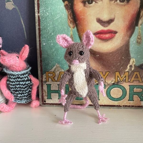 MOUSE DOLL - English Knitting Pattern - Etsy UK