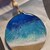 Resin Keychain Epoxy Resin Ocean Waves Key Holder Resin Wave Art Beach ...