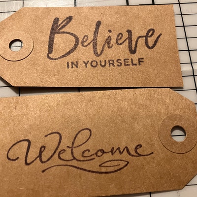 Handwritten Script Rubber Stamp From Oldislandstamps - Etsy