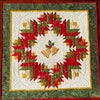 Digital Pdf|christmas Rose Wreath Quilt Block Pattern|modern Patchwork ...