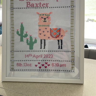 Cross Stitch Pattern Baby Birth Sampler Farm Animals Barn - Etsy