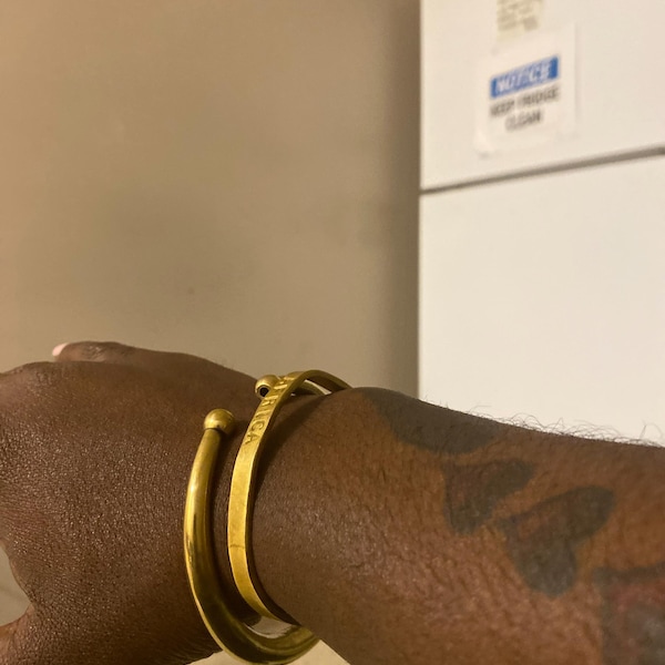 Adjustable Brass Snake Armlet Jewelry Elegant Artisan Bracelet for ...