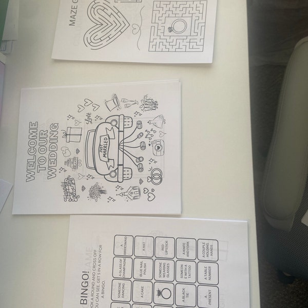 Personalised Sleepover Kids Activity Placemat, Customized Kids ...