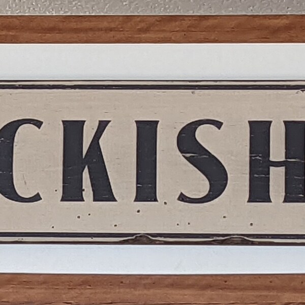 Custom Primitive River Sign, River Waterway Decoration, River Signs ...