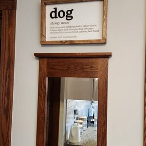 Dog Noun Sign Farmhouse Decor Animal Signs - Etsy