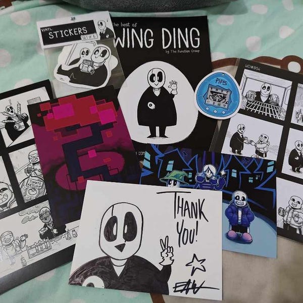 WING DING Button Badges Set of 4 + 1 - Etsy