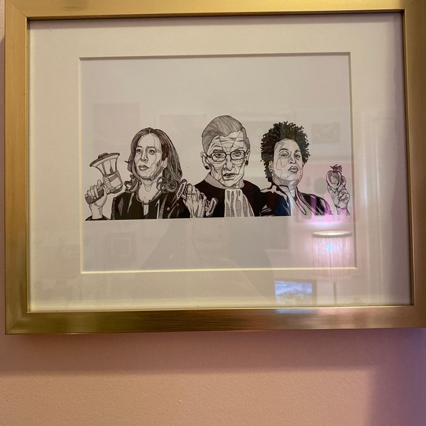 Parks and Rec- Hand Drawn Season 4 Art Print - Etsy