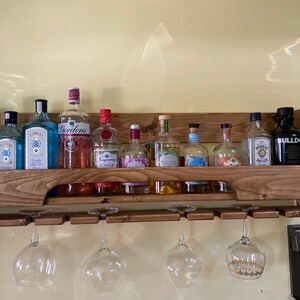 Floating Home Bar, Drinks Shelf, Gin Rack, Cocktail Display Cabinet ...