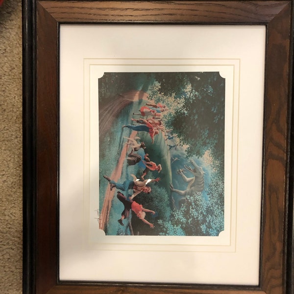 8" by 10" Print, "monster Eating Children" Altered Thrift Store Art - Etsy