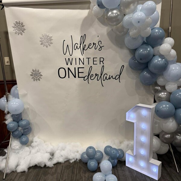 Custom Oh, Baby! Baby Shower Decal | Custom Decal for Party Backdrop ...