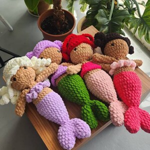 The Original Merbabies Amigurumi Pattern, Crochet Merbaby Plushie ...