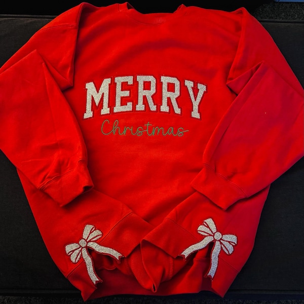 Merry Applique Embroidery Machine Sign Merry Christmas Design Satin ...