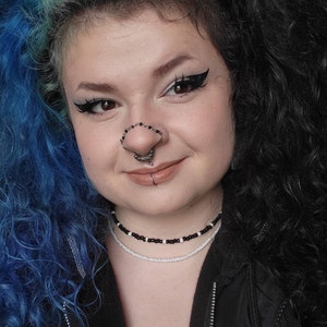 2 Style Double Bridge Chain, Bridge Chain, Bridge Piercing Chain ...