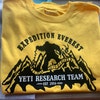 Expedition Everest Disneyworld Ride Yeti Research Team Silhouette ...
