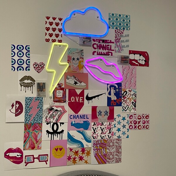 125+ Preppy Photo Collage Kit (digital Download) - Etsy