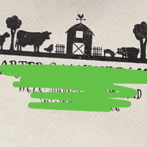 Custom Farm Ranch Wood Mounted or Self Inking Return Address Stamp - Etsy