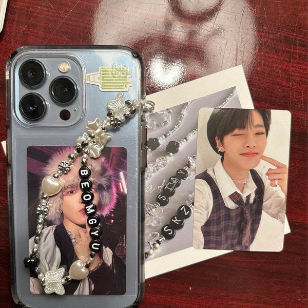 Customizable Kpop Bias Phone Lightstick Bag Charm - Etsy