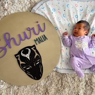 Moon and Stars Nursery Sign Custom Baby Name Sign Nursery - Etsy